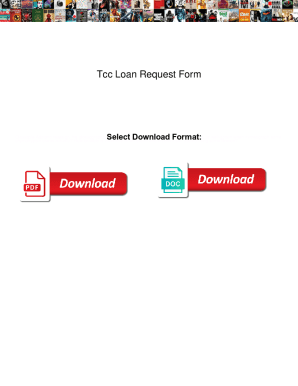 Fillable Online Tcc Loan Request Form. Tcc Loan Request Form compound ...