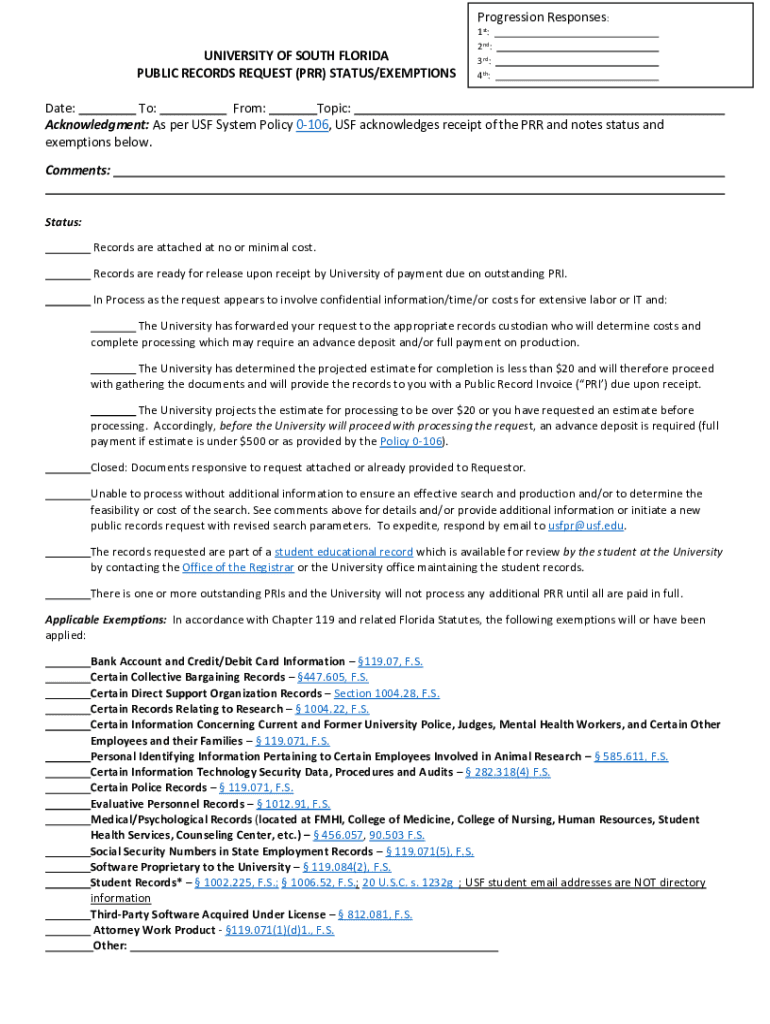 Fillable Online PRR-Status-Form.pdf Fax Email Print - pdfFiller