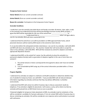 Fillable Online Animal Surrender/Intake Request Form TemplateJotForm ...