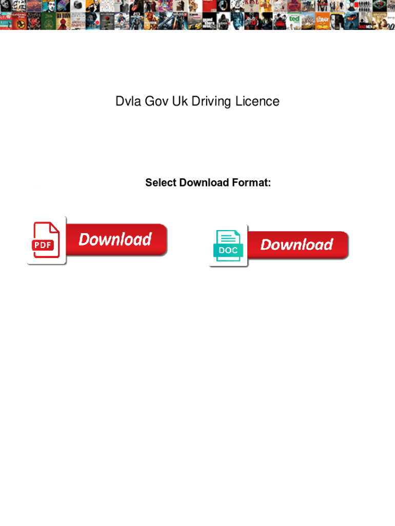 Fillable Online Dvla Gov Uk Driving Licence. Dvla Gov Uk Driving ...