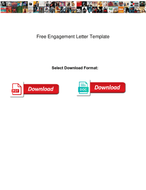 Fillable Online Free Engagement Letter Template - Sample ...