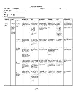 Fillable Online SLO Program Assessment Form - Santa Ana College Fax ...
