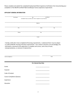 Fillable Online Certified Public Bookkeeper Exam - NACPB Fax Email ...