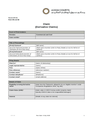 CFI 44 Doc Template | pdfFiller