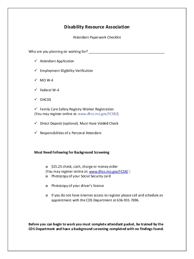 How To Apply For Community Attendant Services - Fill Online, Printable ...