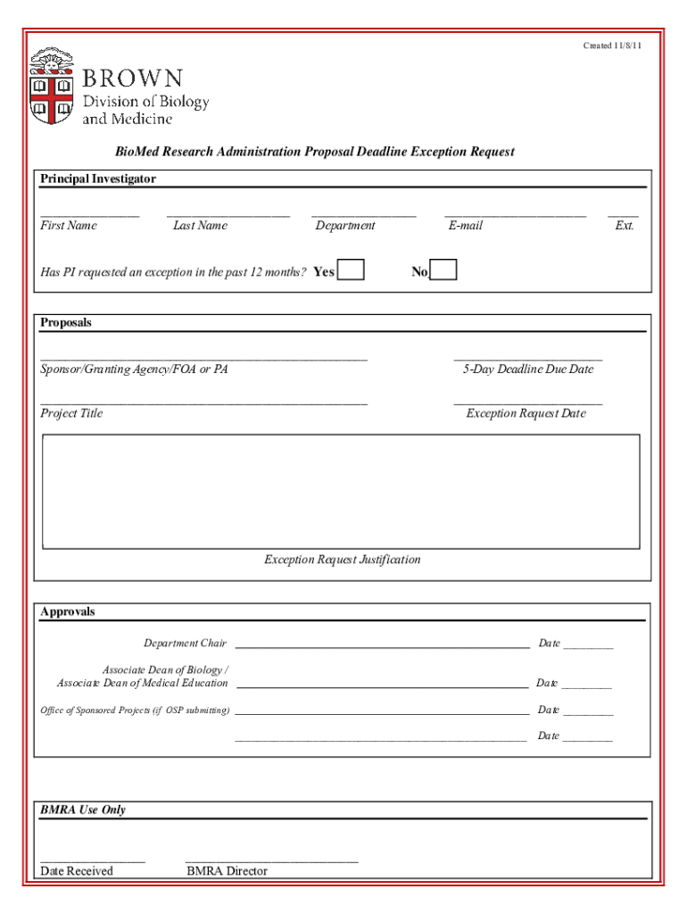 Fillable Online SUBMISSION CHECKLIST TO ACCOMPANY FIRST SUBMISSION OF ...