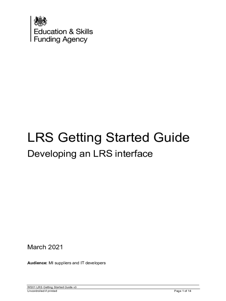 Fillable Online LRS Getting Started Guide Fax Email Print - pdfFiller