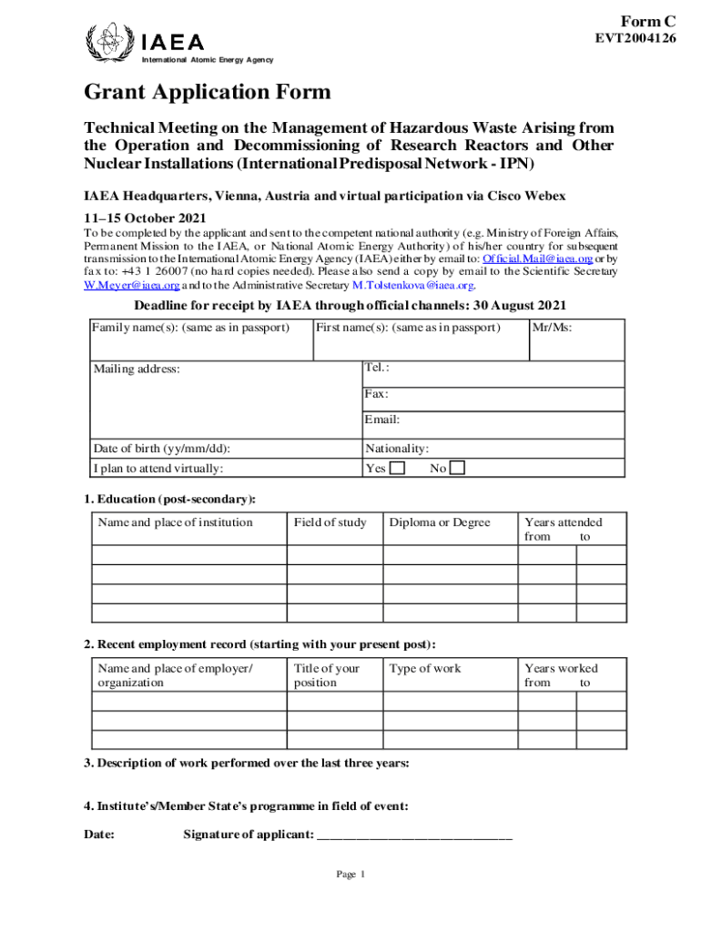 Fillable Online How does a... - International Atomic Energy Agency (IAEA ... Fax Email Print ...