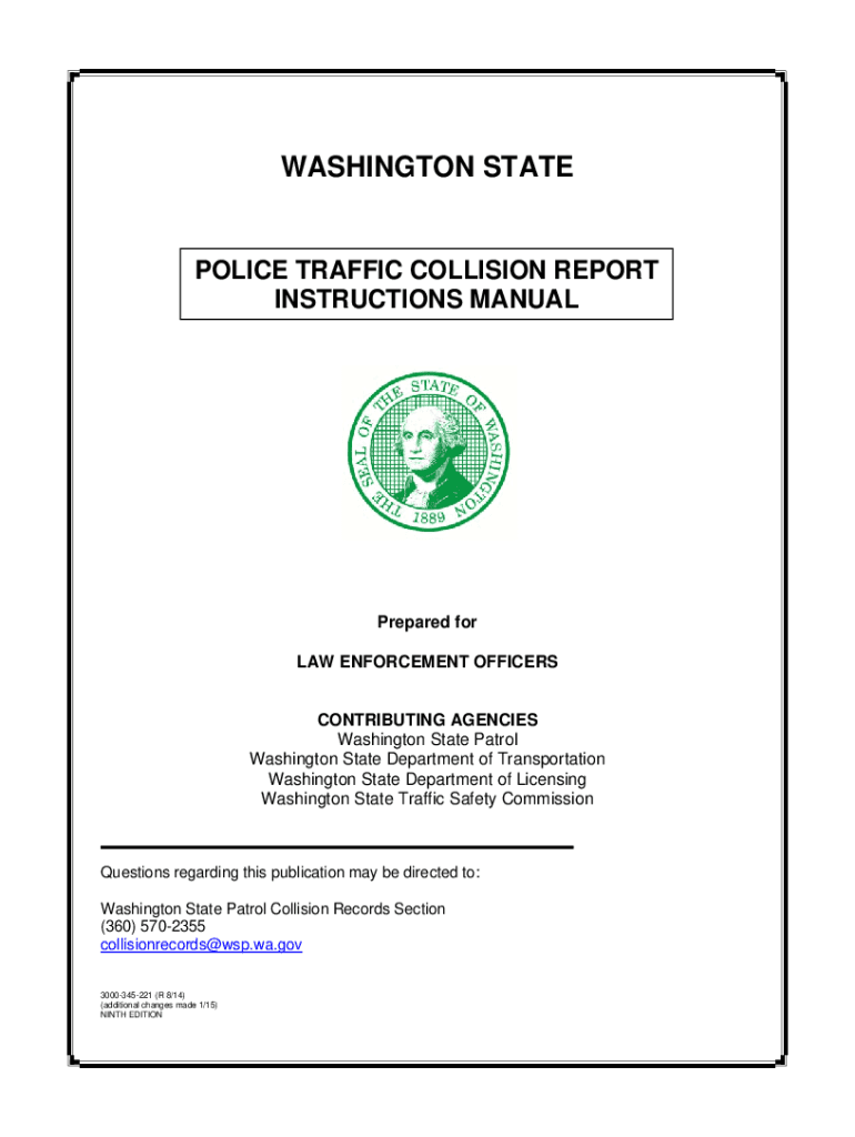 Fillable Online Washington State Police Traffic Collision Report ...