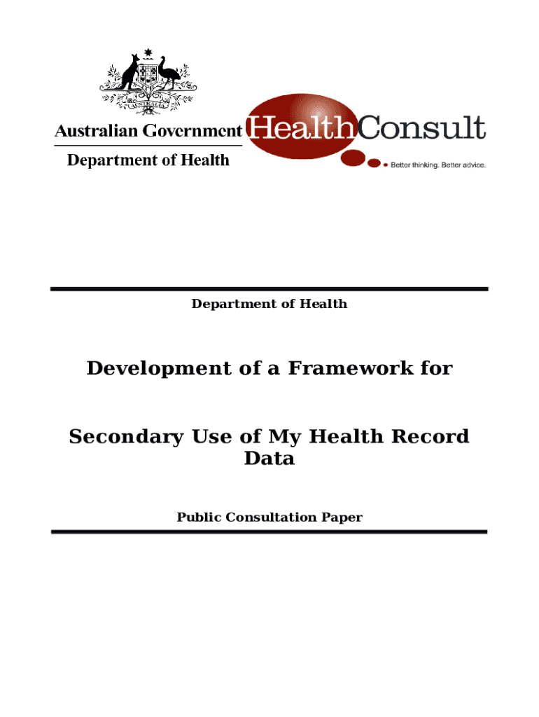 Department of HealthImplementing the Framework to guide ... Doc ...