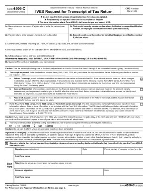 Fillable Online What Is A 4506 C FormDaily Catalog Fax Email Print ...
