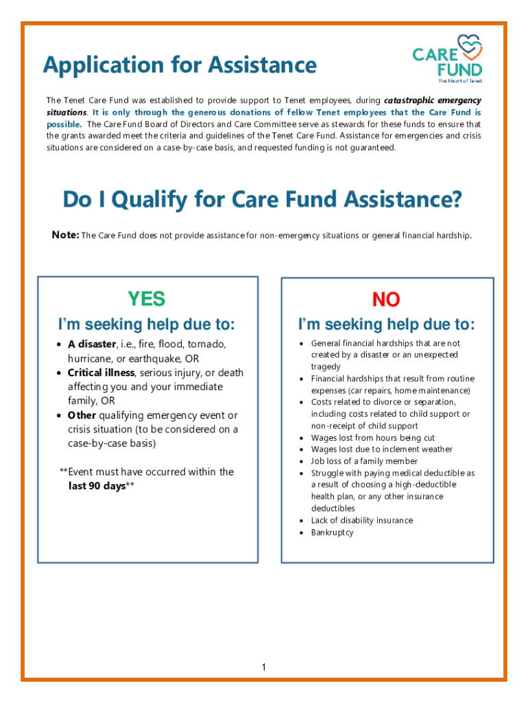 Fillable Online Emergency assistance application form Fax Email Print ...