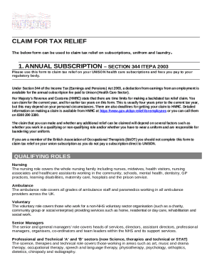 Tax-Claim.doc - CLAIM FOR TAX RELIEF The below ... Doc Template | pdfFiller