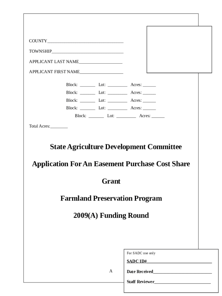 Farmland Preservation Program Application for Energy ... Doc Template ...