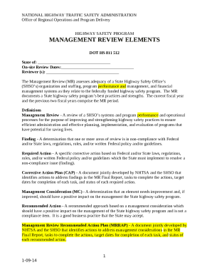 MANAGEMENT REVIEW ELEMENTS Doc TemplatepdfFiller Doc Template | pdfFiller