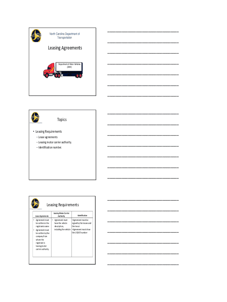 Fillable Online NCDMV: Commercial Driver Forms - N.C. Department of ...