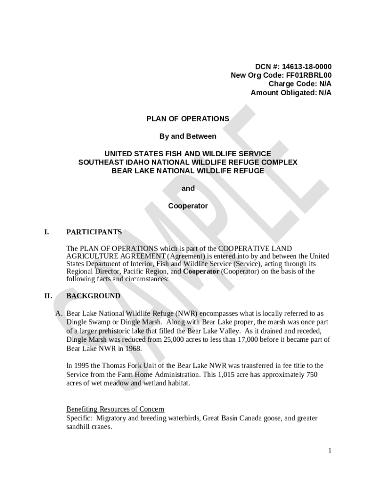 DCN - fws.gov Doc Template | pdfFiller