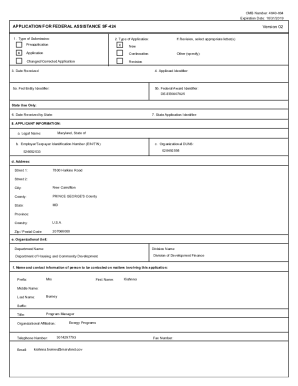 Fillable Online 2019-2021 Form OMB SF-424 Fill Online, Printable ...