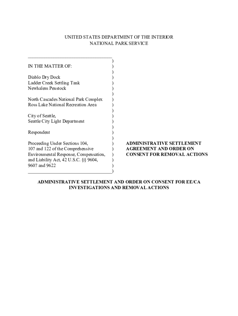 Fillable Online National Park Service - PEPC - North Cascades National ...