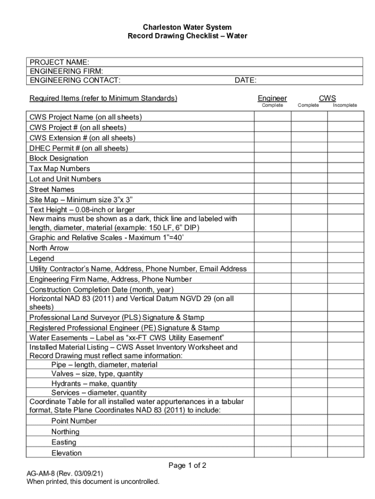 Fillable Online www.pdffiller.com432157216--Record-DrawingDrawing ...