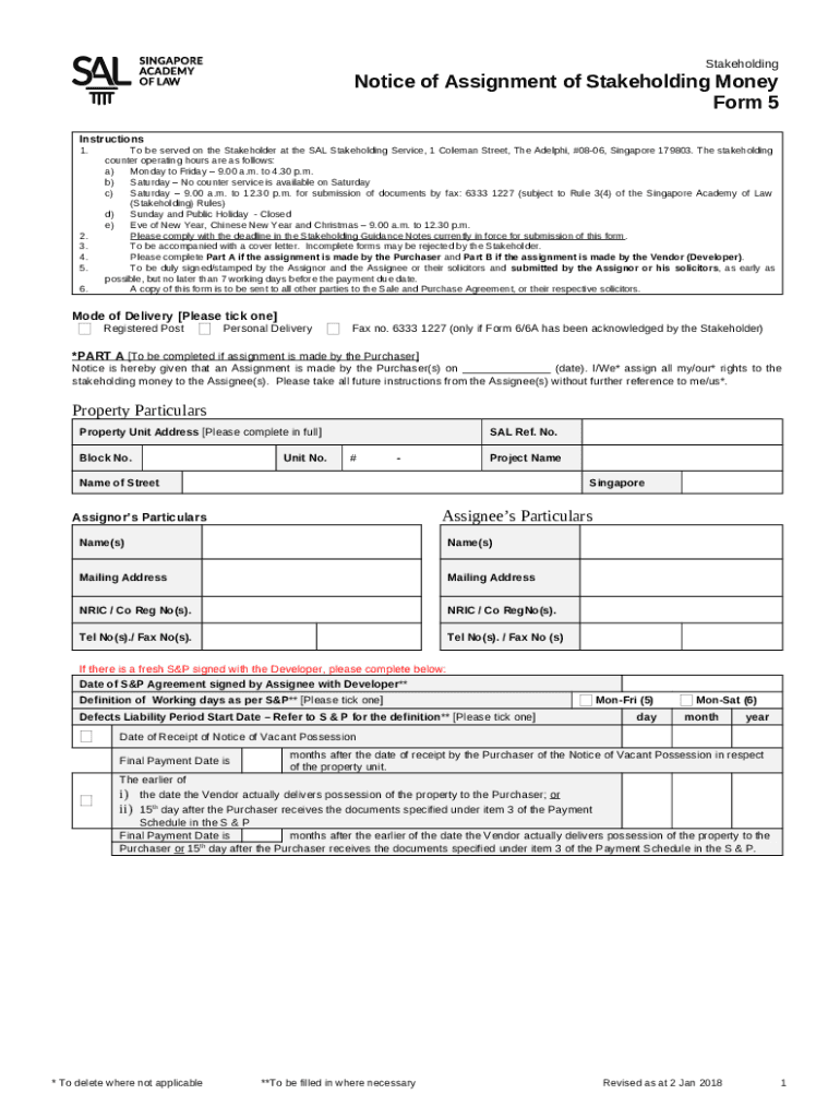 3A - Objection by Vendor to Deduction - sal.org.sg Doc Template | pdfFiller