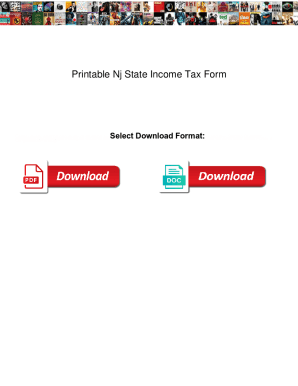 Fillable Online Printable Nj State Income Tax Form. Printable Nj State ...