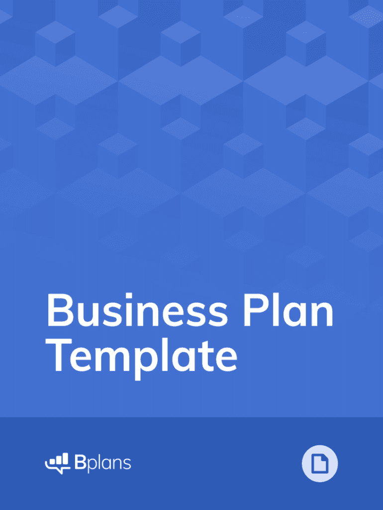 Fillable Online #1 Business Plan Template for a Small Business - Bplans ...
