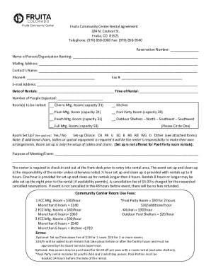 Fillable Online Current FCC Room Rental Agreement.pdf Fax Email Print ...