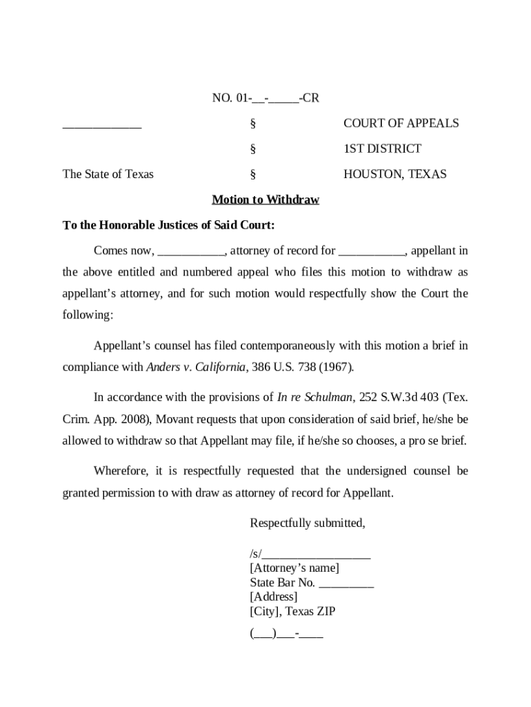 txcourts.gov Doc Template | pdfFiller