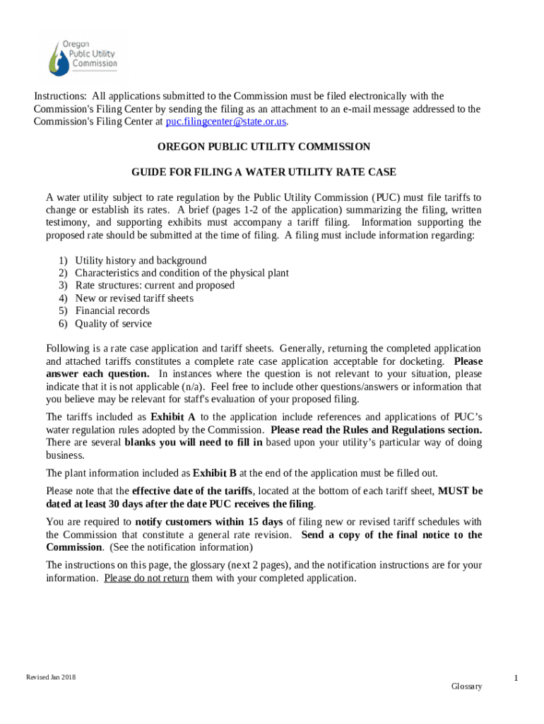 INSTRUCTIONS: All Filing - edocs.puc.state.or.us Doc Template | pdfFiller