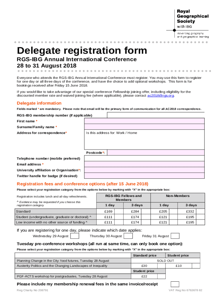 RGS-IBG Annual International Conference - Registration . AC2014 Doc ...