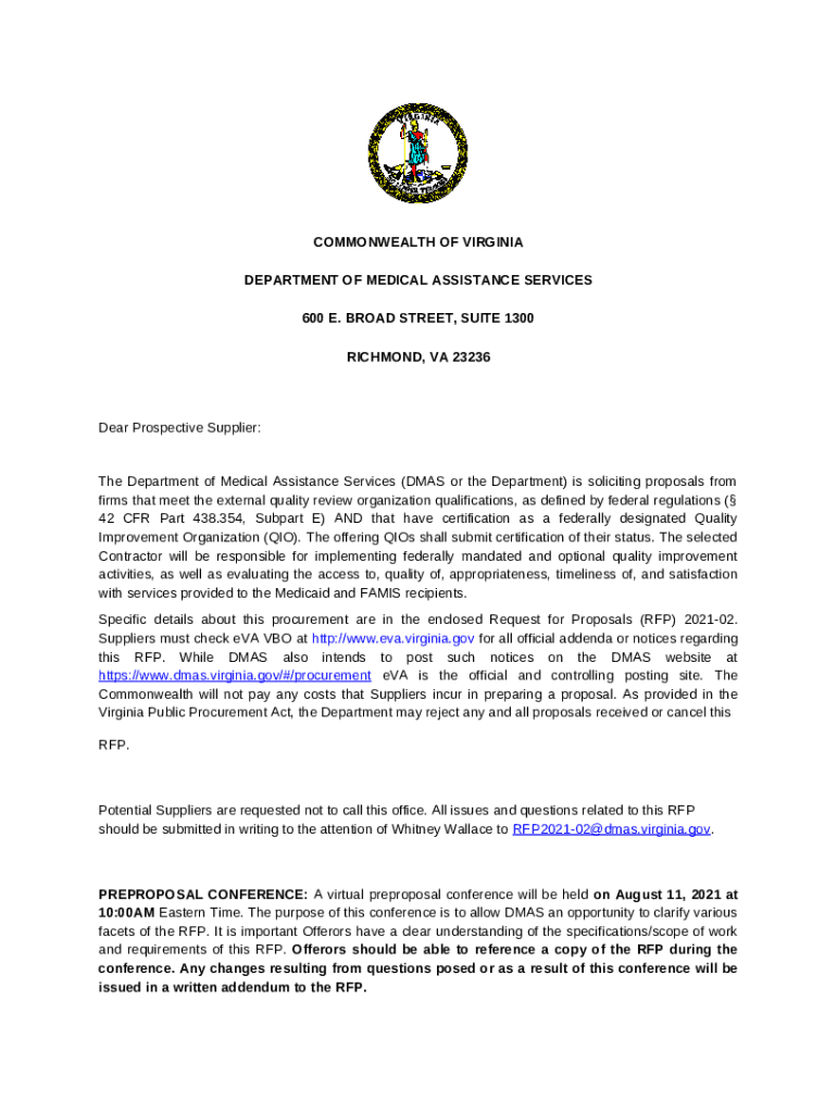 External Quality Review Organization ... - dmas.virginia.gov Doc ...