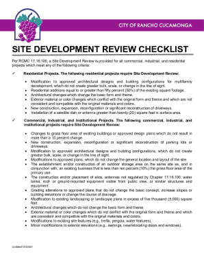 Fillable Online Form 5509 Development Checklist for Municipal Code ...