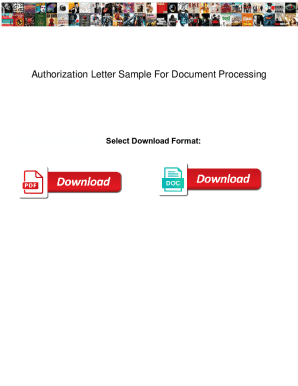 Fillable Online Authorization Letter Sample For Document Processing ...