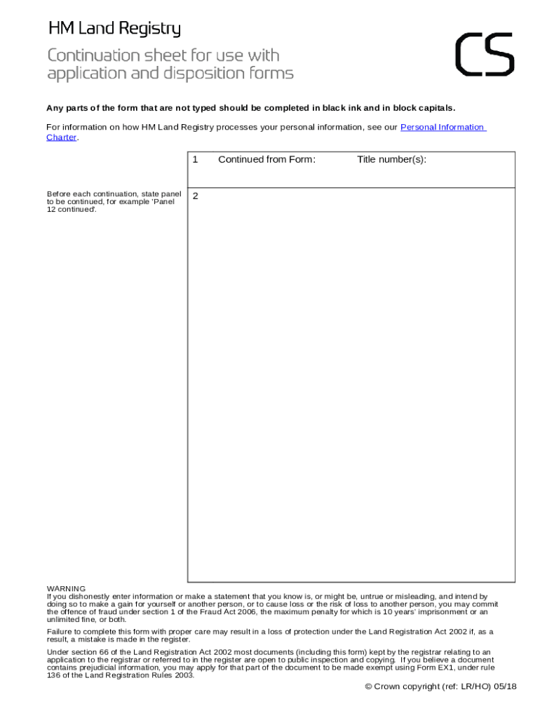 AP1 "Application to Change the Register" - TemplateRoller Doc Template ...