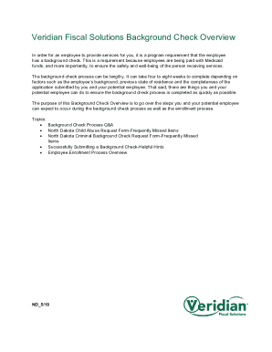 Fillable Online www.veridianfiscalsolutions.orgccoformsBackground Check ...