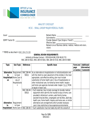 2022 hcsc small group checklist. 2022 hcsc small group checklist of ...