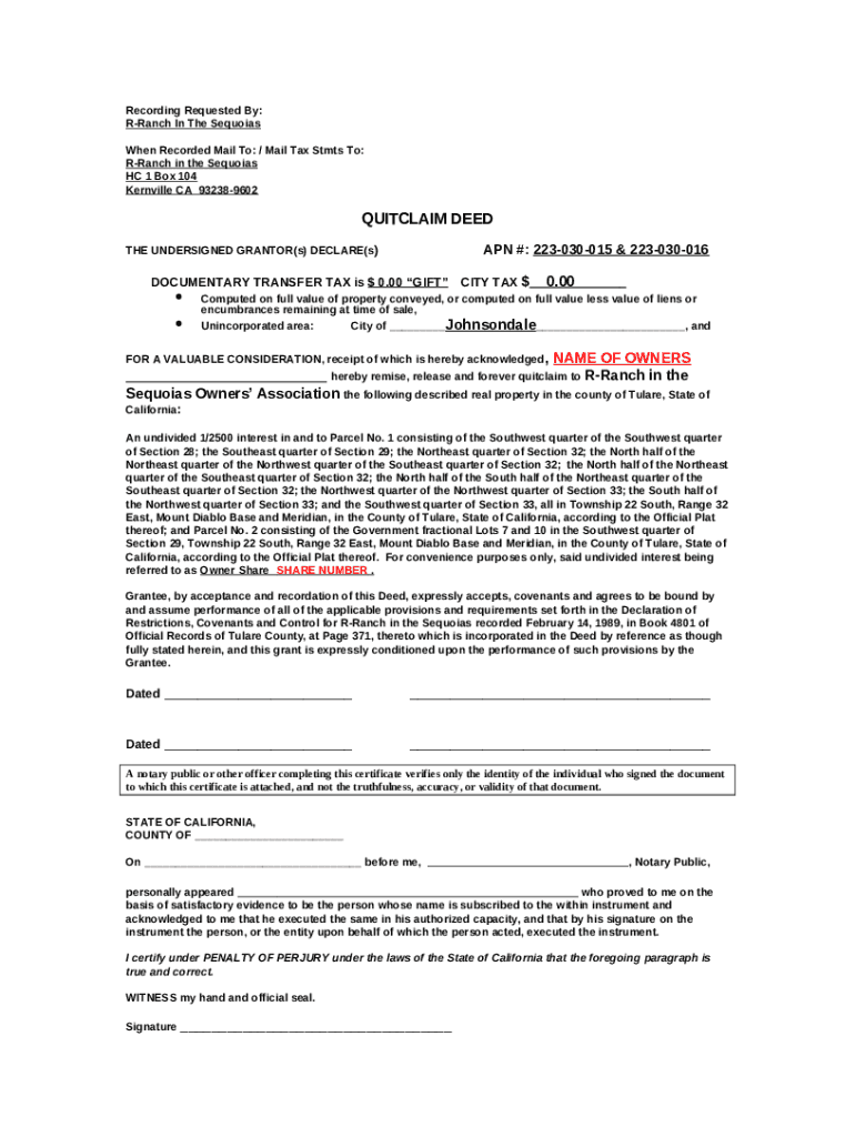 California Revocable Transfer on Death (TOD) Deed - Trent C ... Doc ...