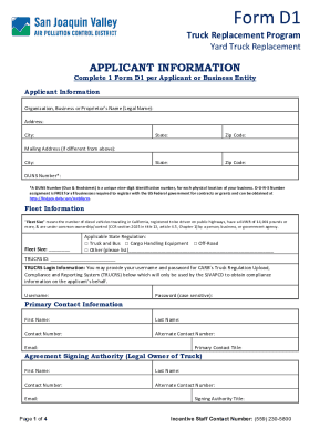 Fillable Online Yard Truck Form D1 Applicant Info 040521 - valleyair ...