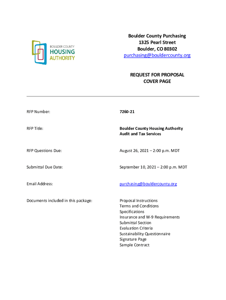 Fillable Online Boulder County Housing Authority Board Packet March 30 ...