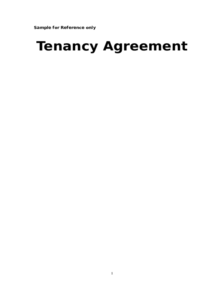 Tenancy Agreement Template.docx - Google Docs Doc Template | pdfFiller