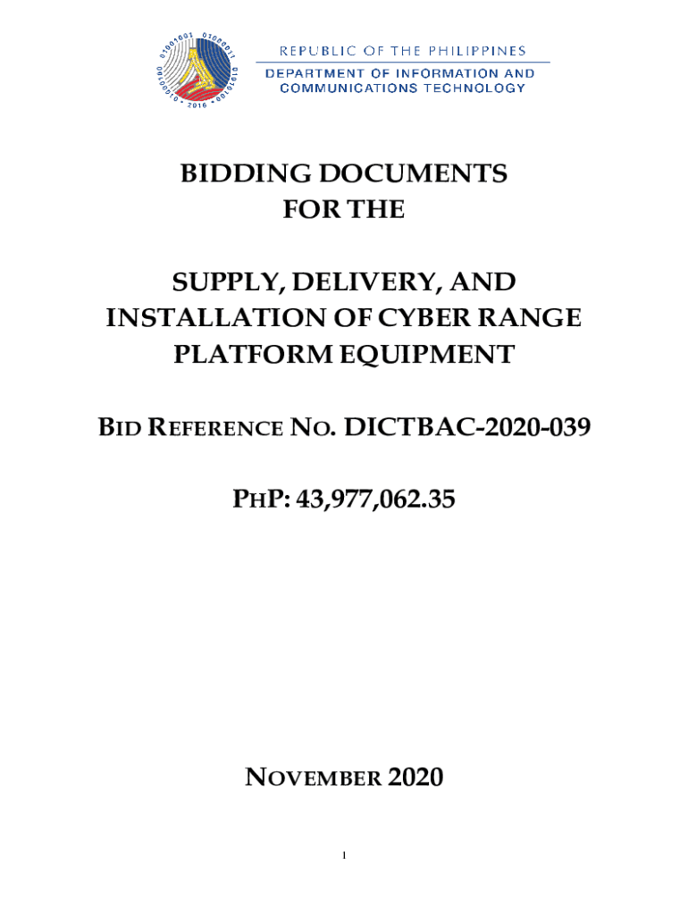 Fillable Online dict gov Annex to the Bid Document - BFAR On-line ...