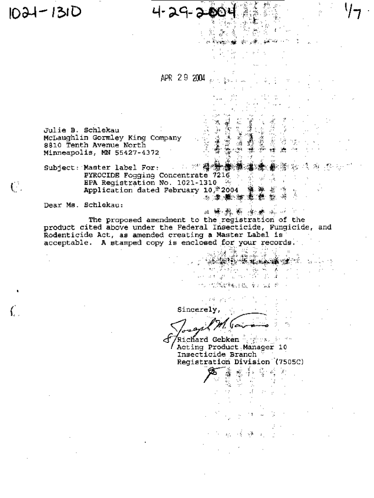 Fillable Online U.S. EPA, Pesticide Product Label, PYROCIDE FOGGING ...
