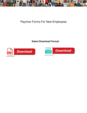 Fillable Online Paychex Forms For New Employees. Paychex Forms For New ...