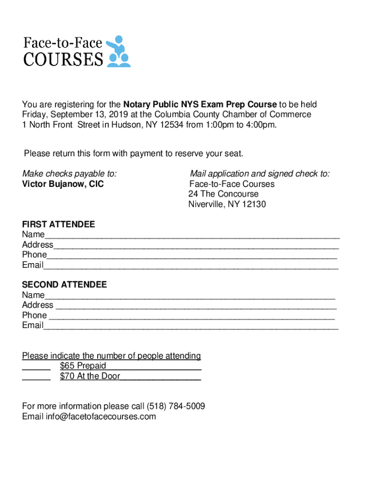 Fillable Online Sample NY Notary Practice ExamOfficial NY Online Notary ...