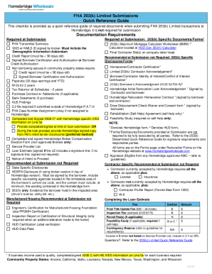 Fillable Online www.hud.govsitesdocumentsModule 7: 203(k ...
