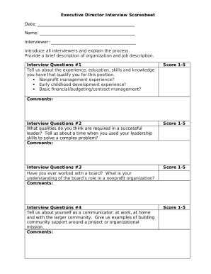 Interview Rating Sheet Sample & TipsSmartRecruiters Doc Template ...