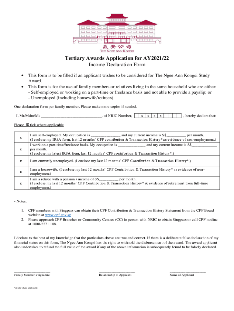 Fillable Online www.iras.gov.sgIncome-Tax-forms-for-EmployersIRASIncome ...