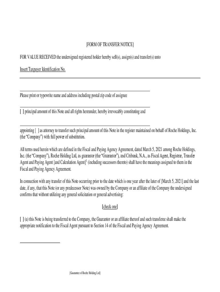 Fillable Online FORM OF NOTE UNDER THE INDENTURE FILED AS EXHIBIT 4.3 Fax Email Print - pdfFiller