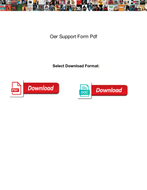 Fillable Online Oer Support Form Pdf. Oer Support Form Pdf imserba Fax ...